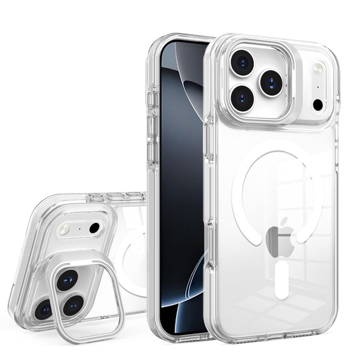 iPhone 15 Pro LENS MAG COVER tok fehér - SmartDiszkont
